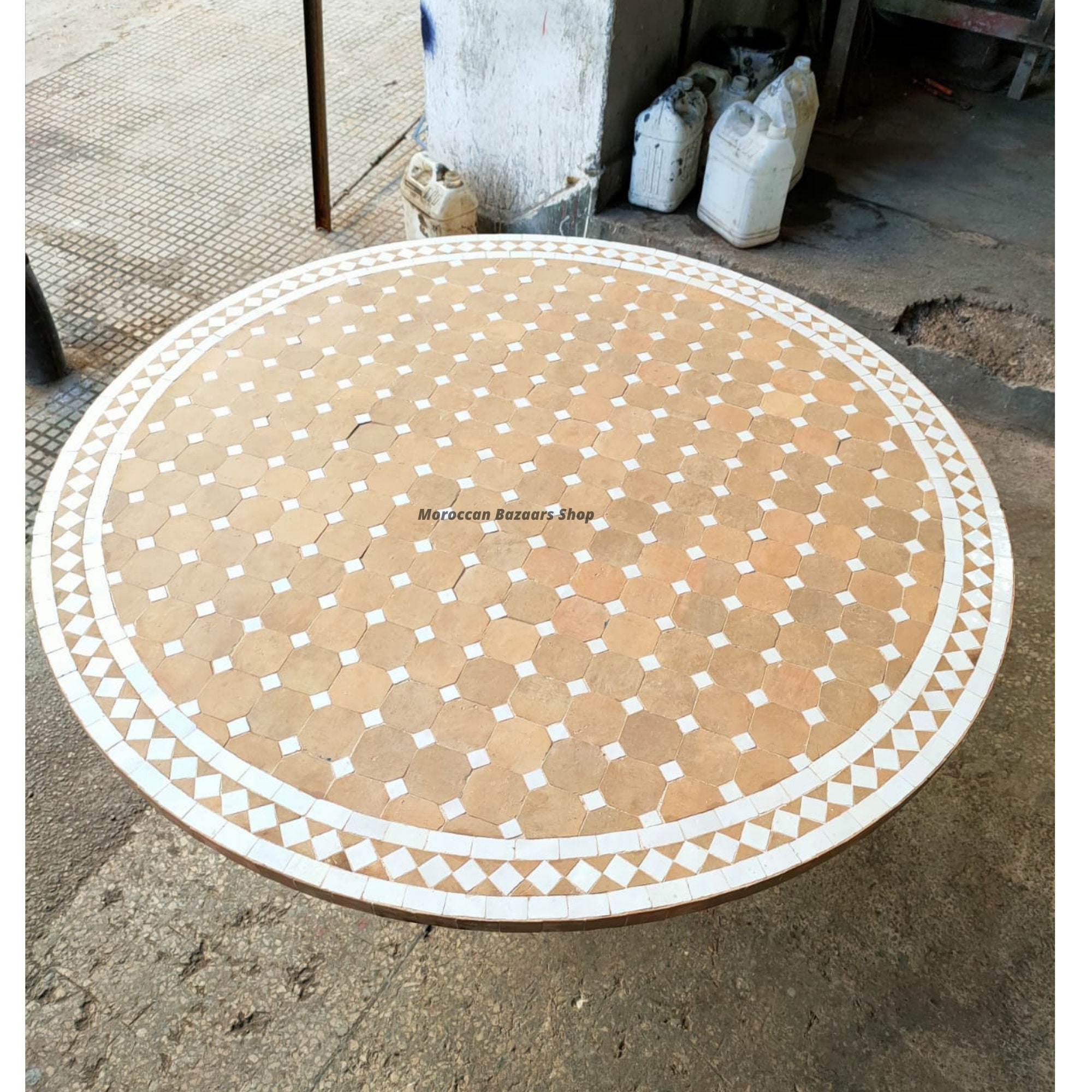Handmade Moroccan Mosaic Table: Outdoor Patio Garden Table - Etsy