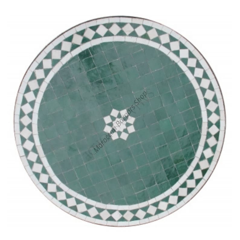 Moroccan Mosaic Table Handcrafted Round Table Moroccan - Etsy