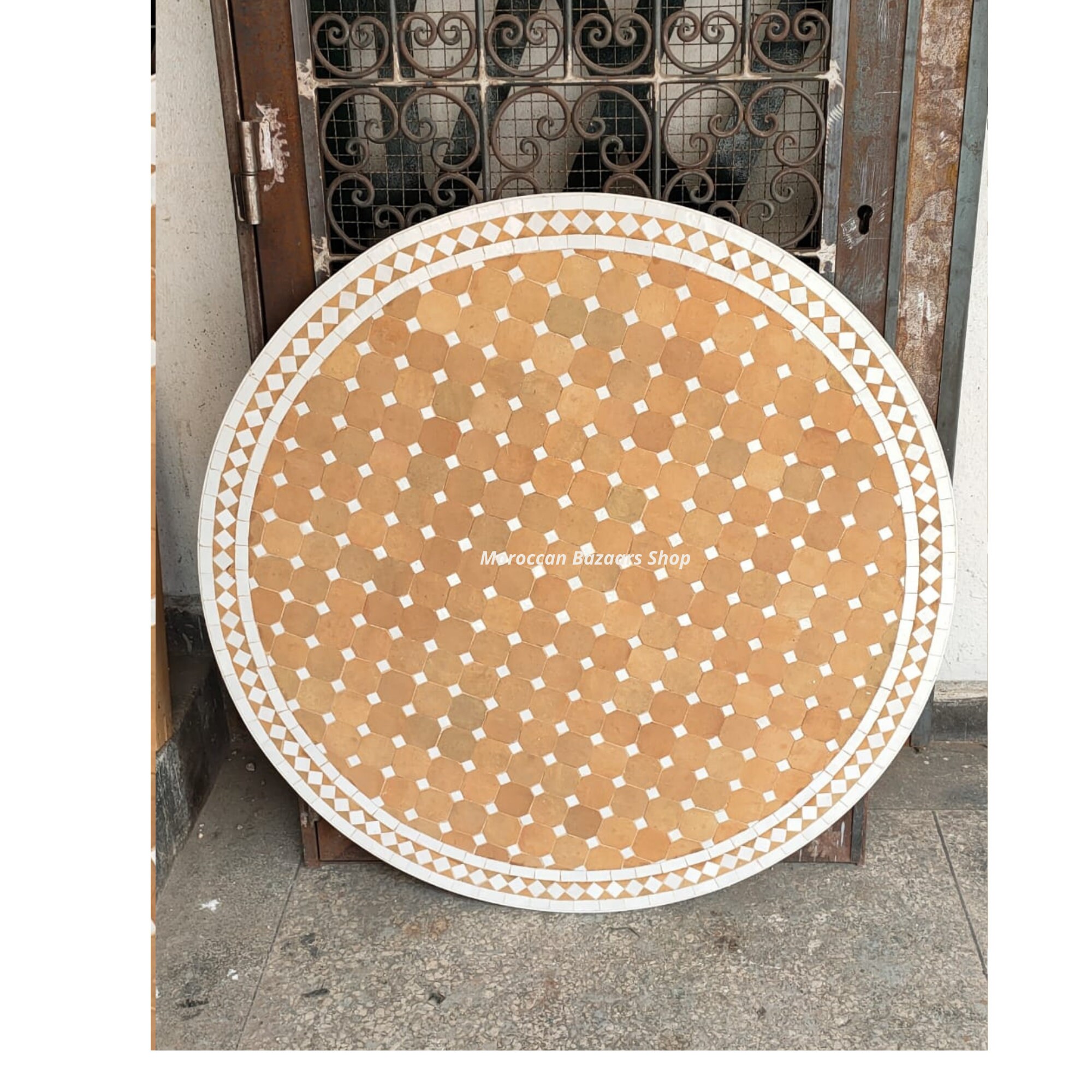 Handmade Moroccan Mosaic Table: Outdoor Patio Garden Table - Etsy