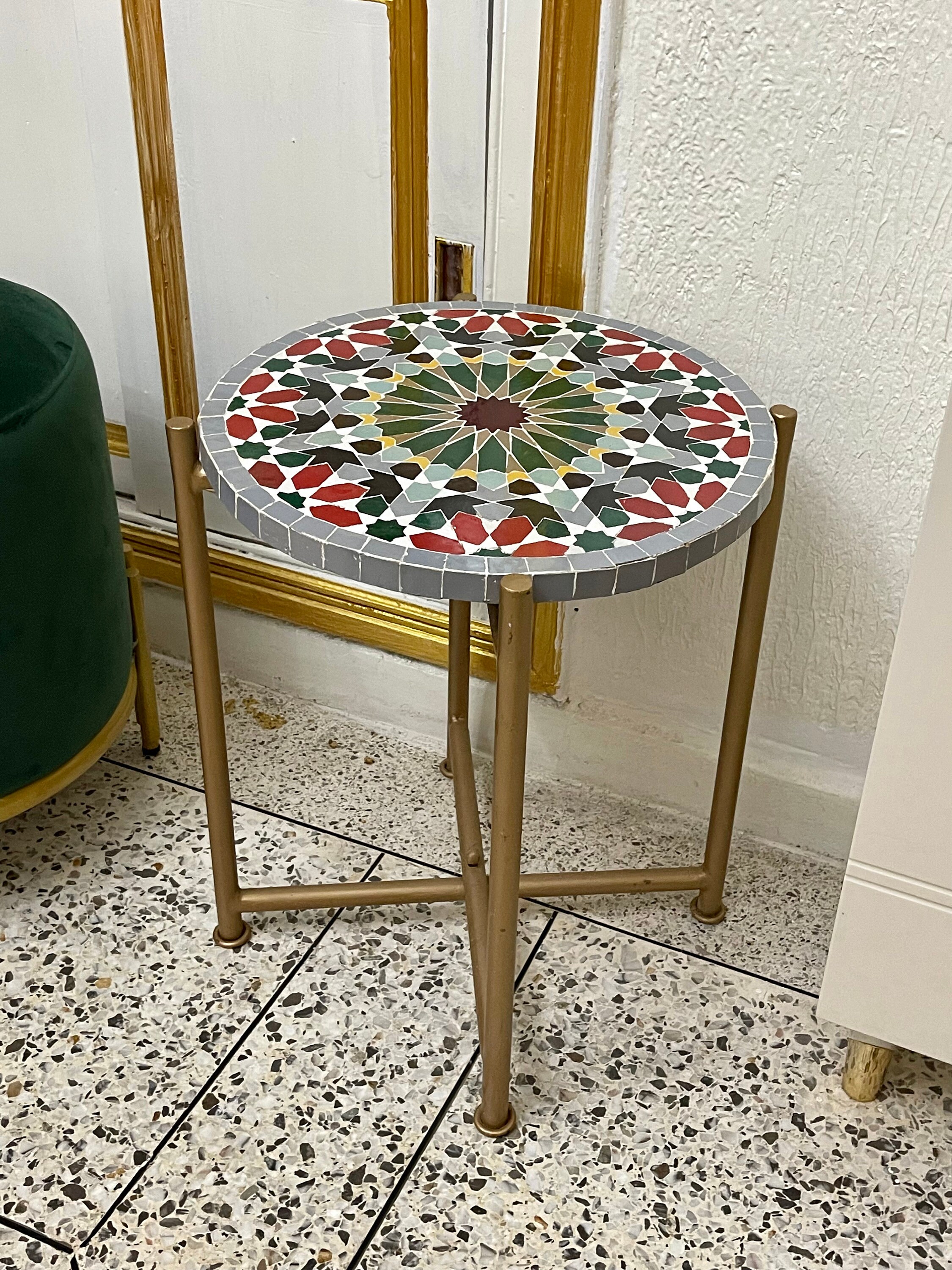 Handcrafted Elegance: Colorful Mosaic Patterns in Every Detail of Your ...