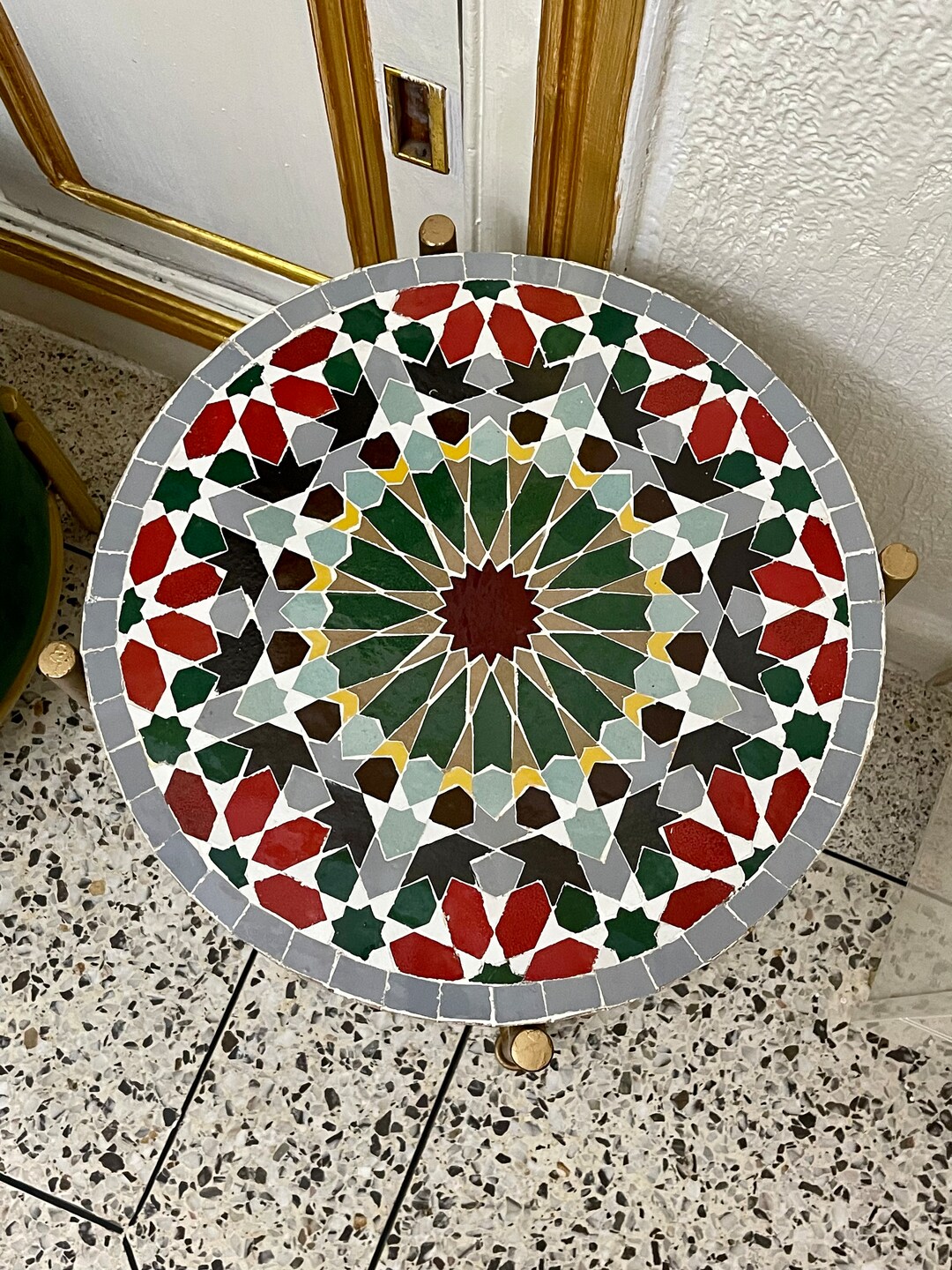 Handcrafted Elegance: Colorful Mosaic Patterns in Every Detail of Your ...