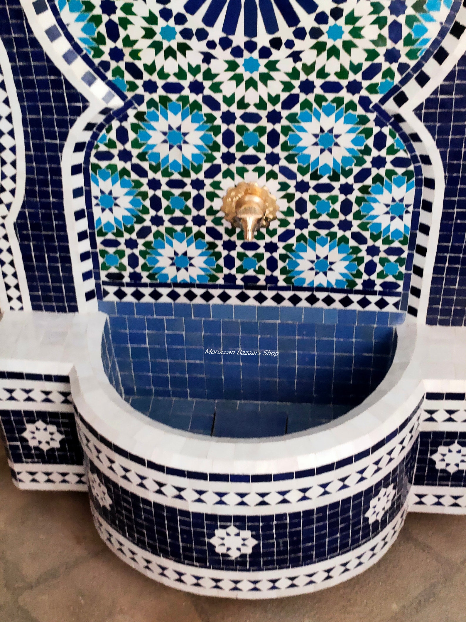 Water Fountain Moroccan Fountain Indoor Fountain Outdoor - Etsy
