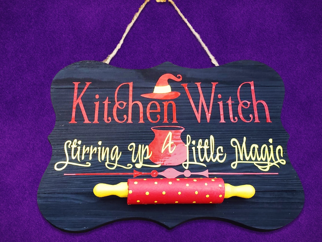 Kitchen Witch Sign - Etsy