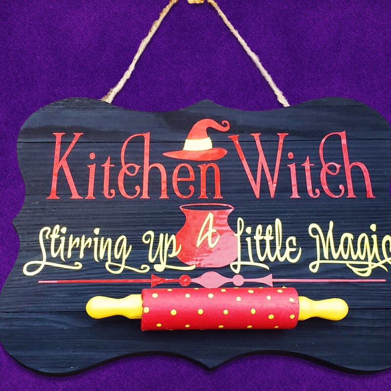 Kitchen Witch Sign - Etsy