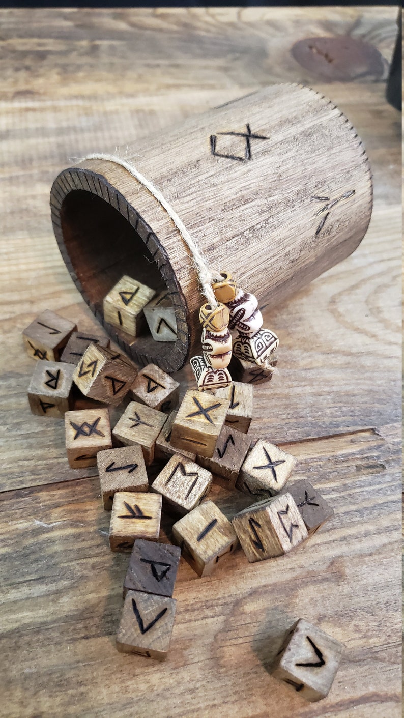 Elder Futhark Wooden Runes - Etsy