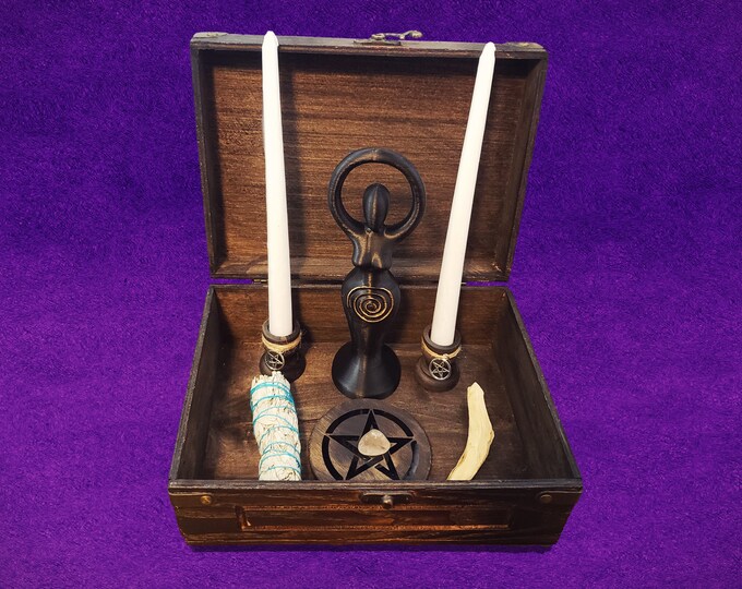 Goddess Home Altar Set / Home Decor / Wiccan / Pagan / Handmade Gifts ...