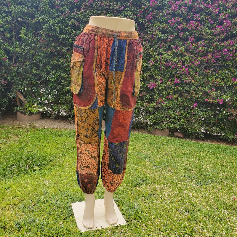 Patchwork Pants - Etsy