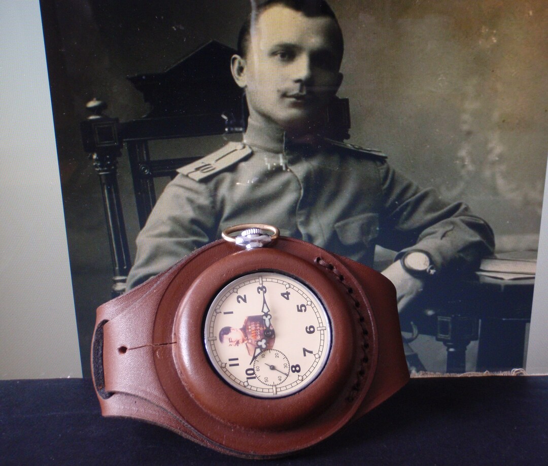 Molniya Vintage USSR Pocket Watch Stalin Mechanical Military3602 New ...