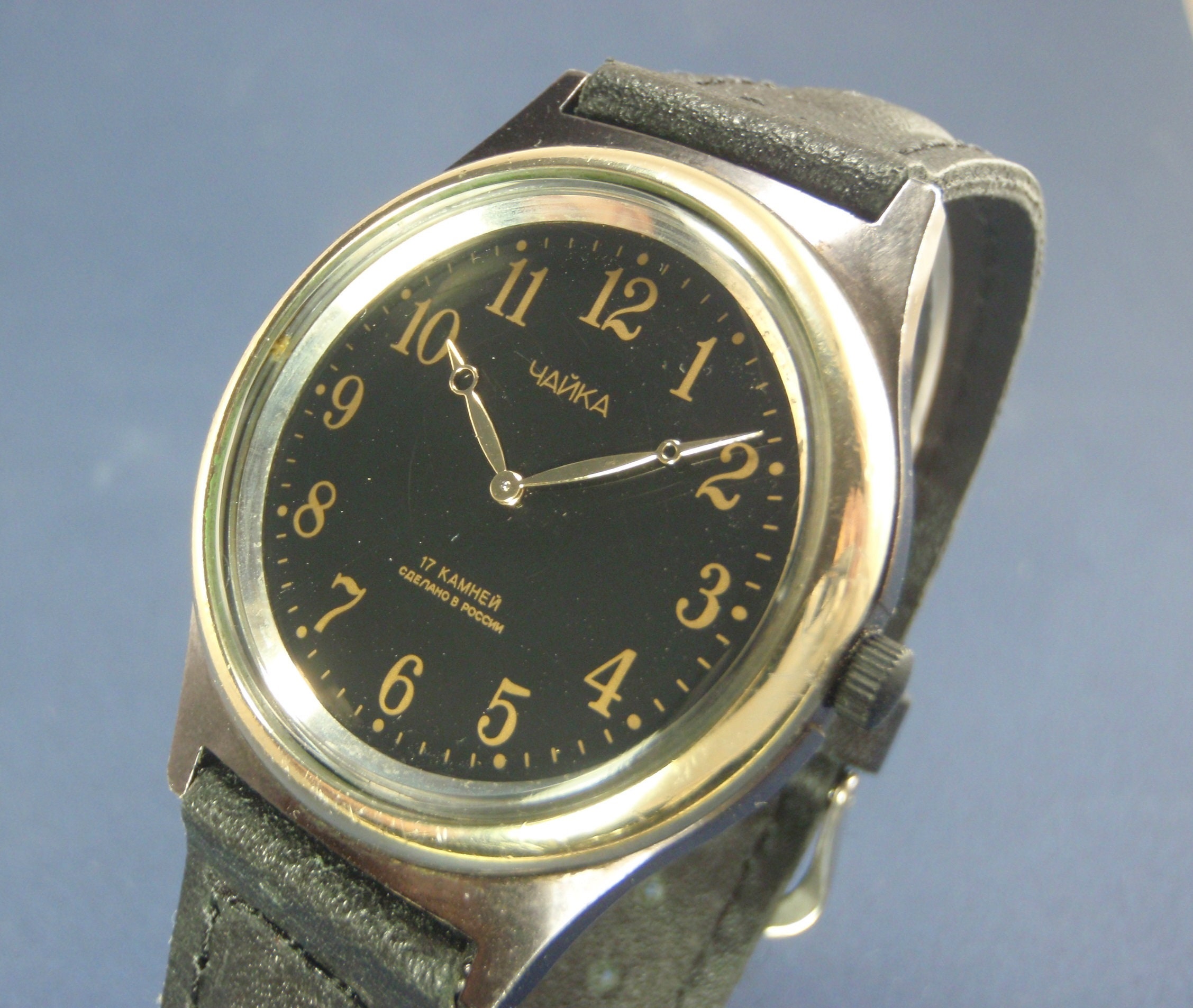 CHAIKA Vintage USSR Watch Flat Mechanical Russian 17 Jewels - Etsy UK