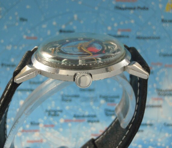 1960s USSR SPUTNIK Satellite KIROVSKIE Crab Watch 1MC… - Gem