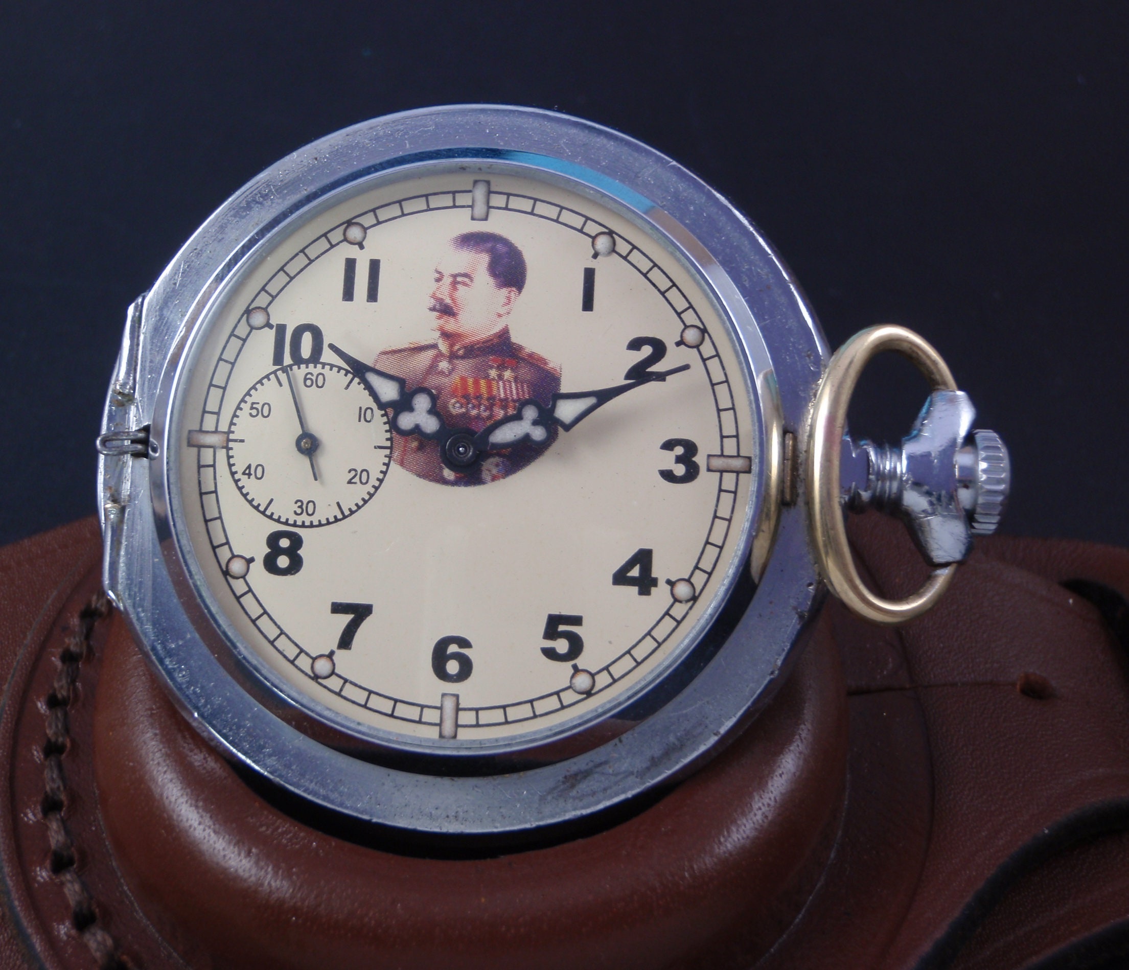 Molniya Vintage USSR Pocket Watch Stalin Mechanical - Etsy