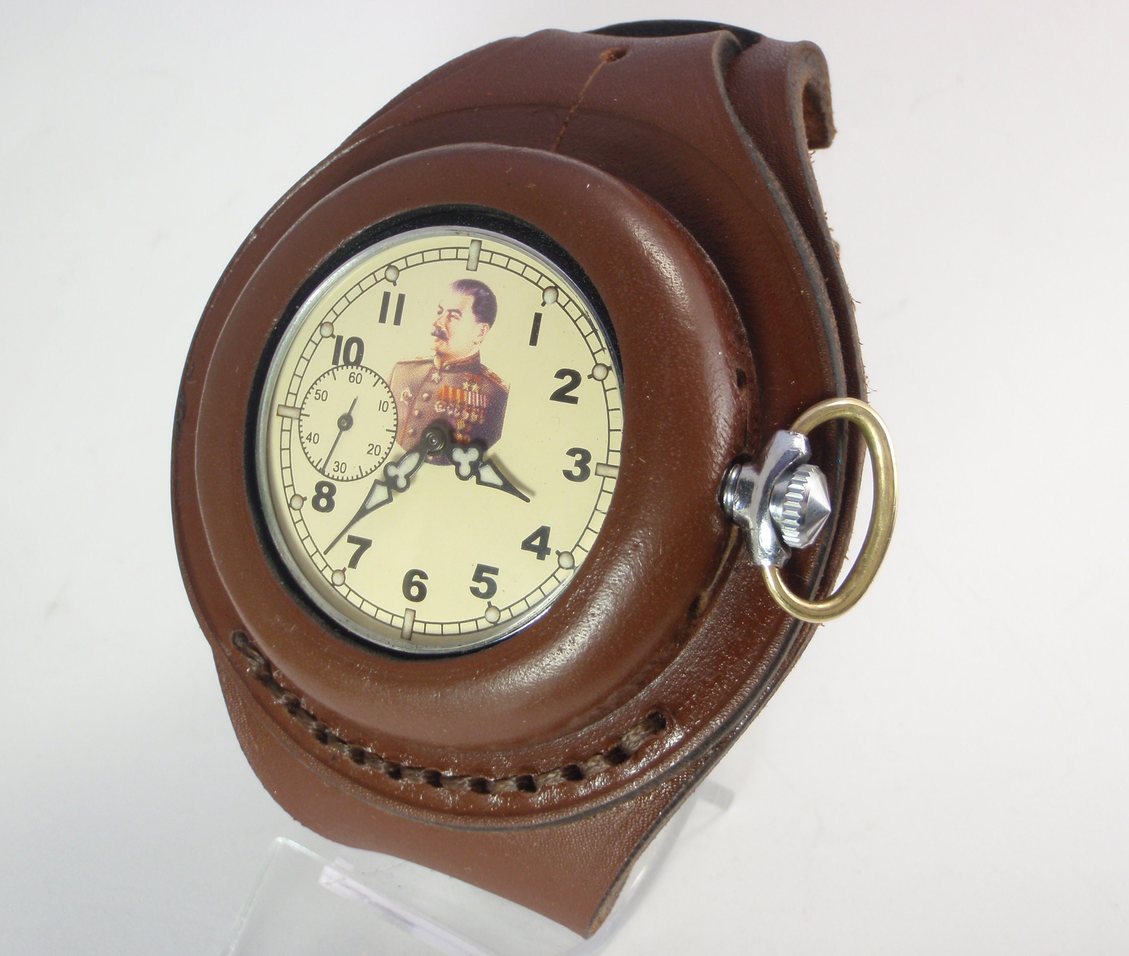 Molniya Vintage USSR Pocket Watch Stalin Mechanical | Etsy
