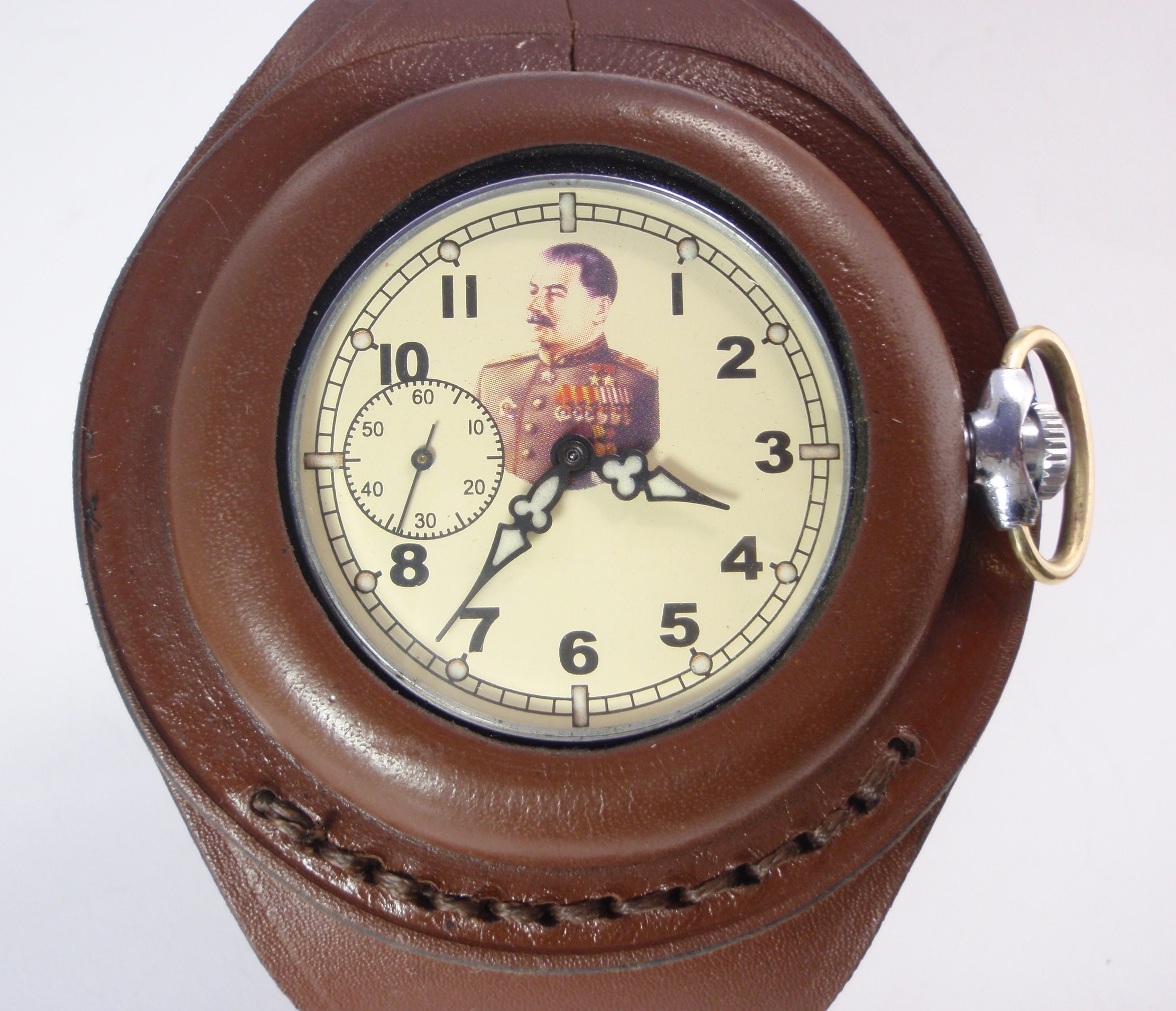 Molniya Vintage USSR Pocket Watch Stalin Mechanical Military3602 New ...