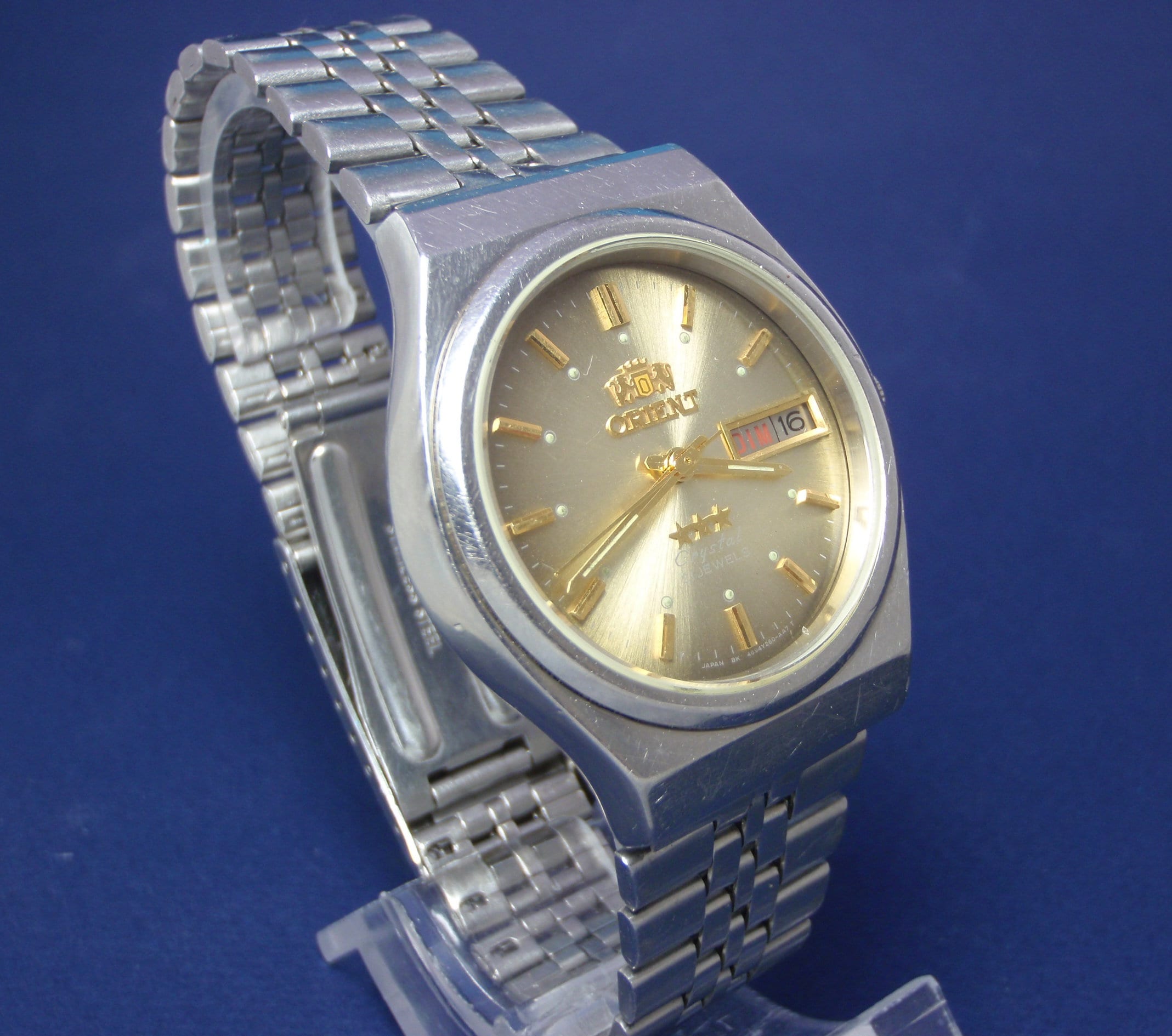 ORIENT Japan Crystal 3 Star Vintage Automatic Mechanical Watch ...