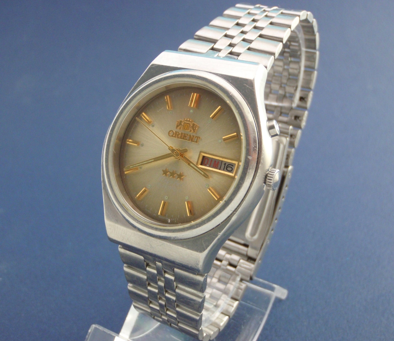 ORIENT Japan Crystal 3 Star Vintage Automatic Mechanical Watch - Etsy ...