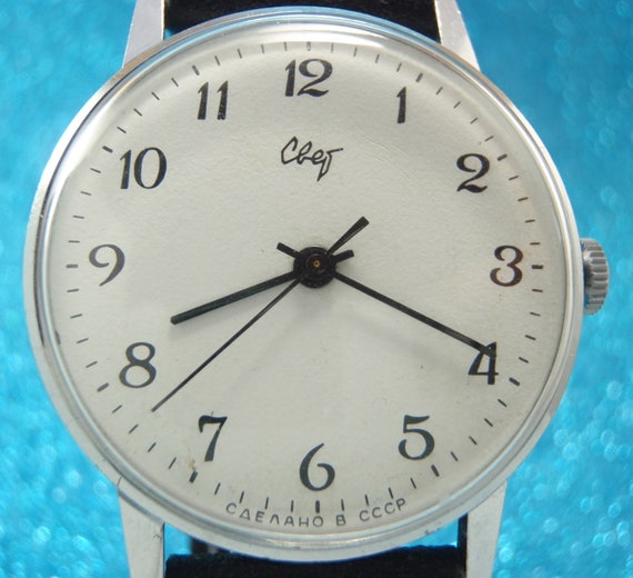 SVET / RAKETA Vintage USSR Soviet Mechanical Watch Fa… - Gem
