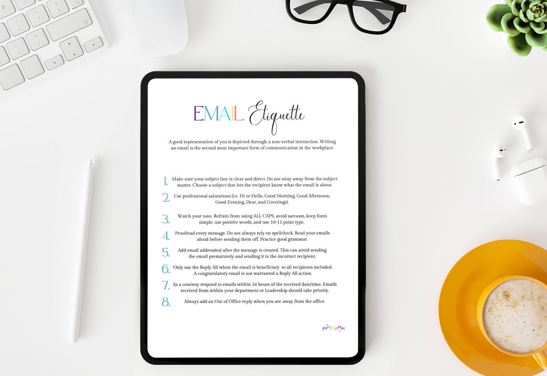 Professional Bundle Email Etiquette Email Openings Email Closings Work ...