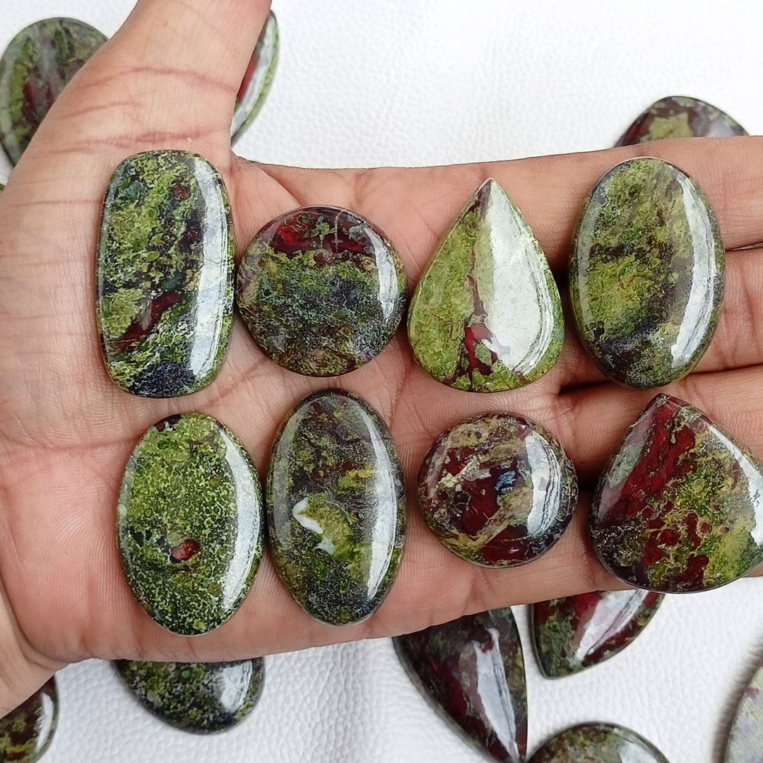 Dragon Jasper Cabochon, Dragon Jasper Gemstone, Wholesale Lot Dragon ...