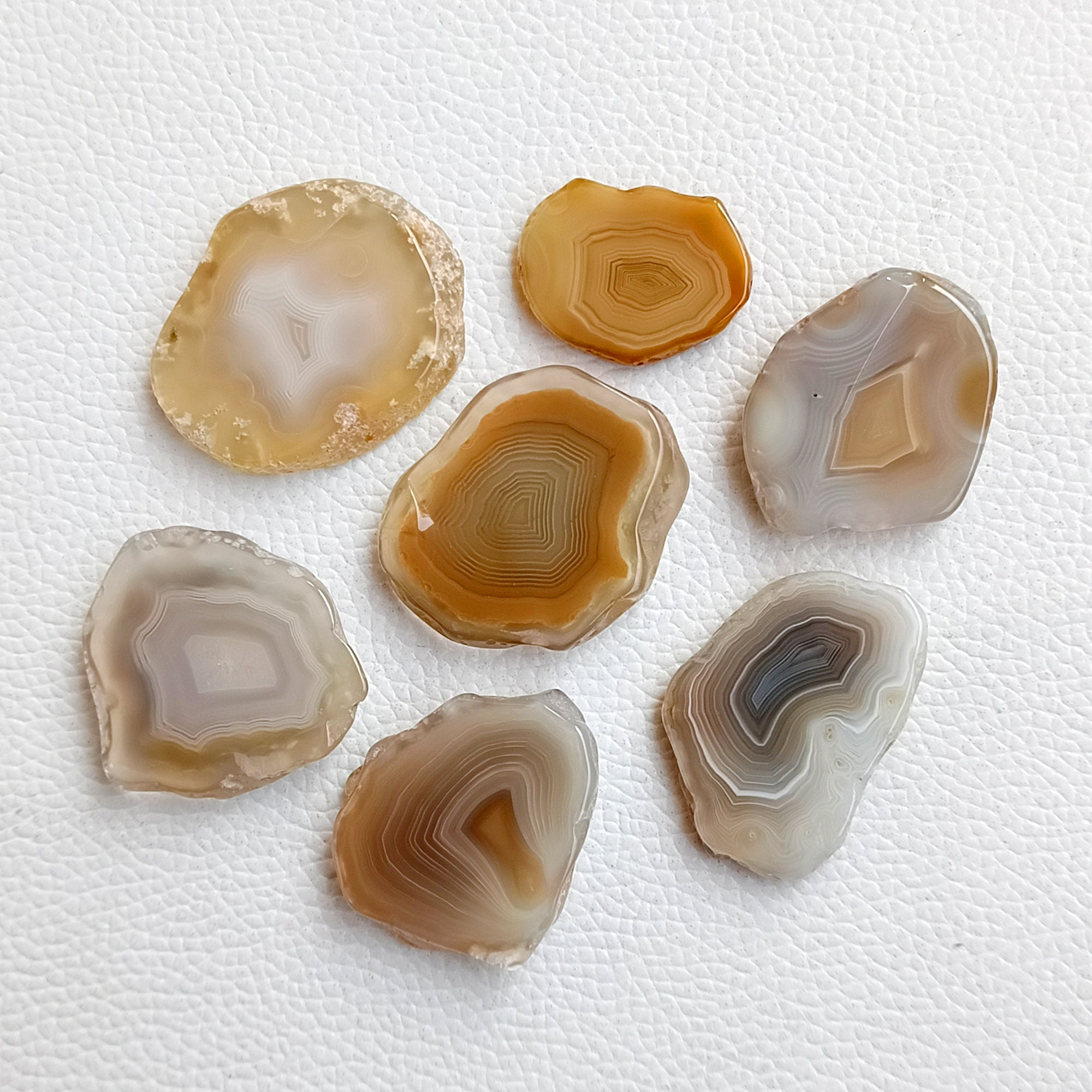 Agate Slice Stone, Natural Agate Slice Gemstone, Bulk Brown Agate Slice ...