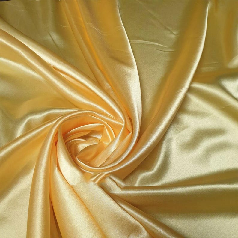 20 Colors Silk Satin Fabric, Luxury Silk Satin Fabric by the Yard ...