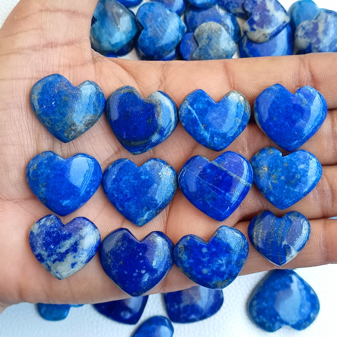 Lapis Lazuli Heart, Natural Lapis Lazuli Heart, Wholesale Lot Blue ...