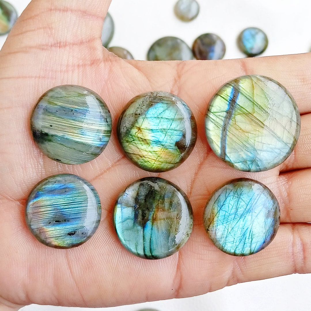 Labradorite Crystal Round, Multifire Wholesale Labradorite Round Stone ...