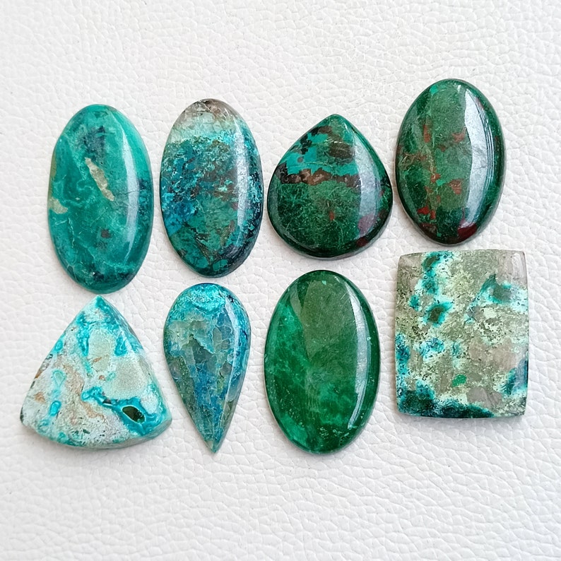 Azurite Cabochon, Natural Azurite Malachite Stone, Wholesale Lot ...