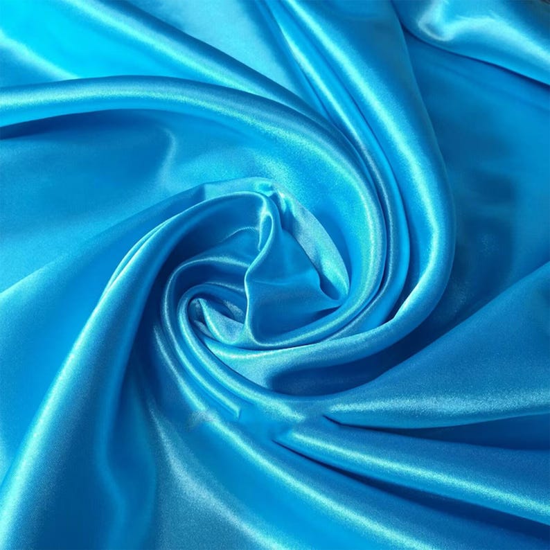 20 Colors Silk Satin Fabric, Luxury Silk Satin Fabric by the Yard ...