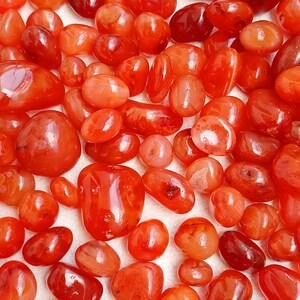Carnelian Crystal- Carnelian Tumble Stone, Natural Carnelian Tumbled ...