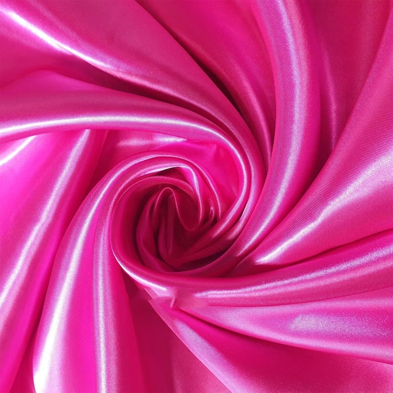 20 Colors Silk Satin Fabric, Luxury Silk Satin Fabric by the Yard ...