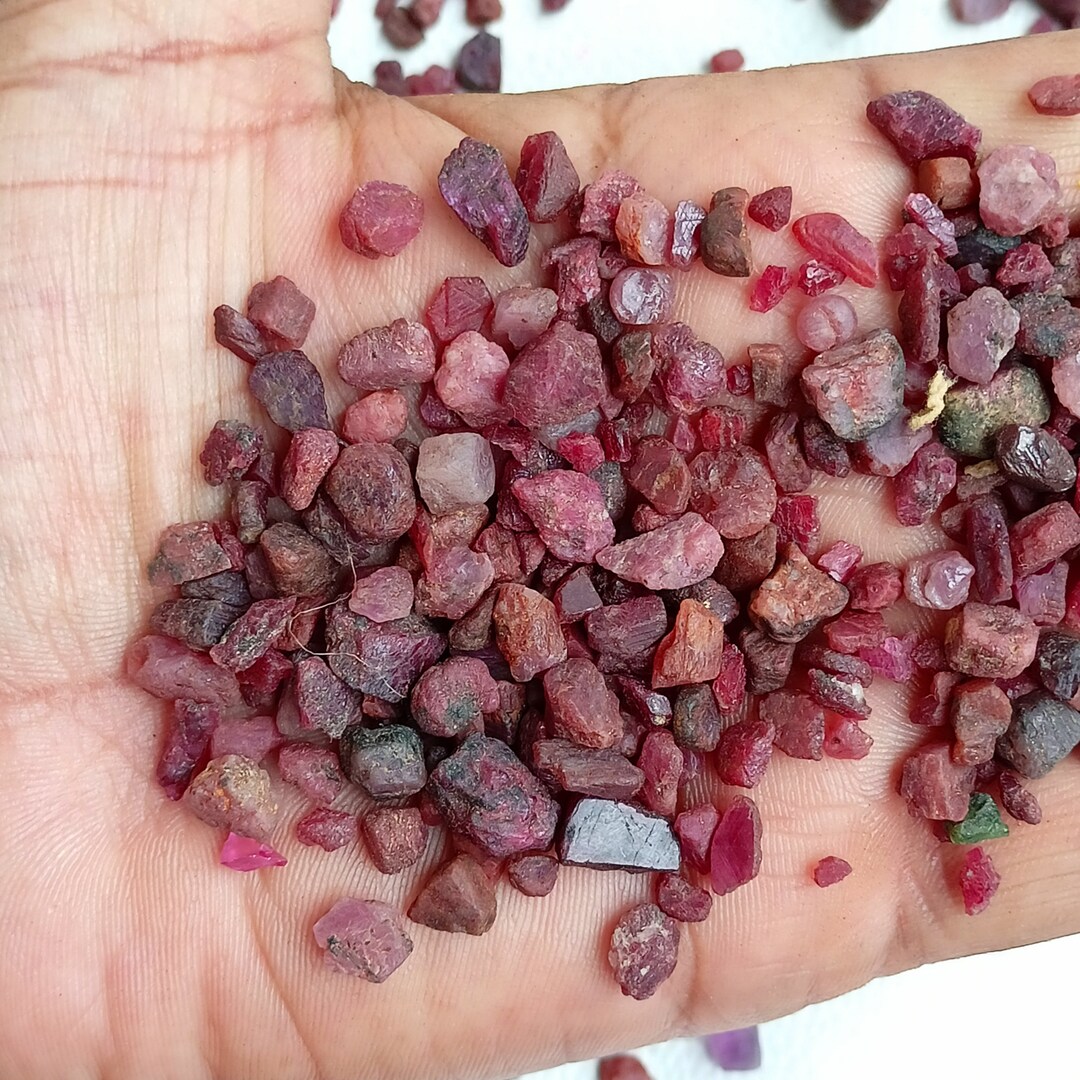 Ruby Rough Chips Wholesale Lot, Natural Ruby Crystal Rough Chips ...