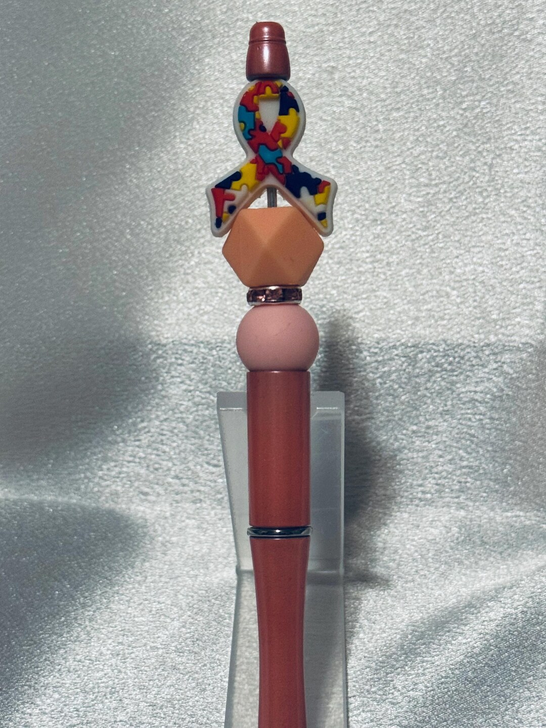 Autism Silicone Beaded Writing Pen - Etsy