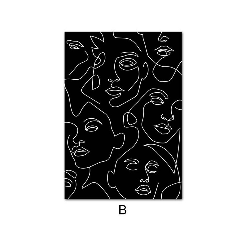 Matisse Abstract Lines Romantic Canvas Wall Art Decor Print - Etsy