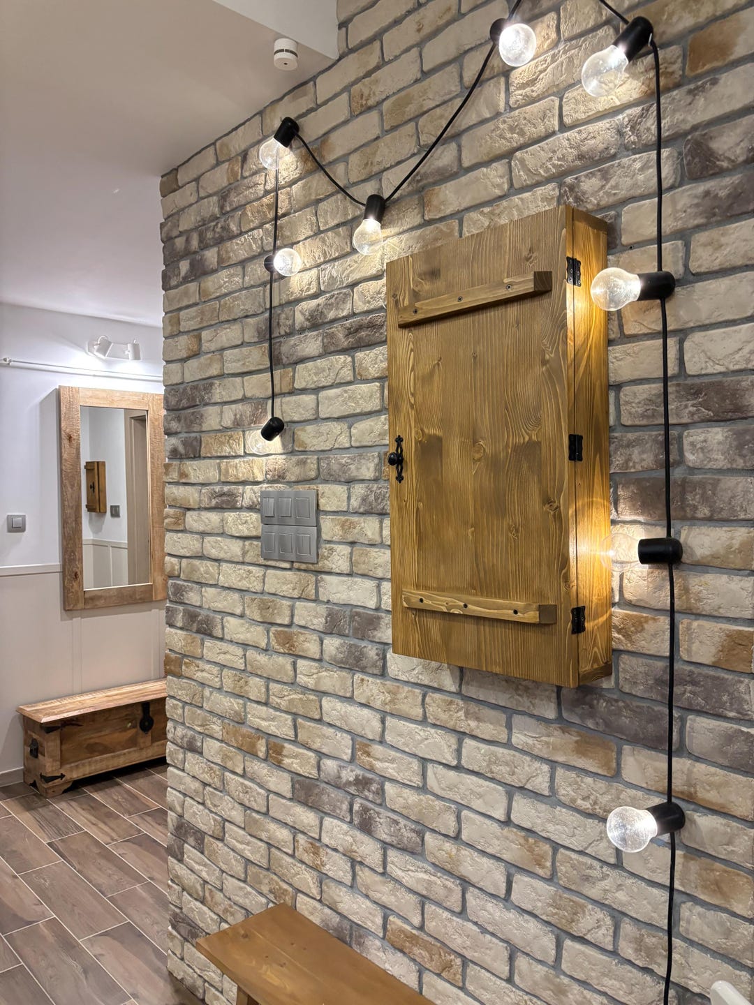 Wooden Box , Cabinet to Mask Unwanted Elements on the Wall,wooden Fuse ...