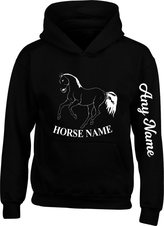 Esquema De Caballo De Doma Caballo Personalizado Con Capucha Brazo