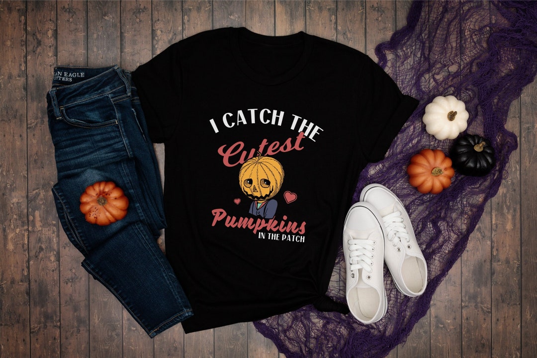 Camiseta de Halloween / Atrapo las calabazas más lindas Camiseta ...