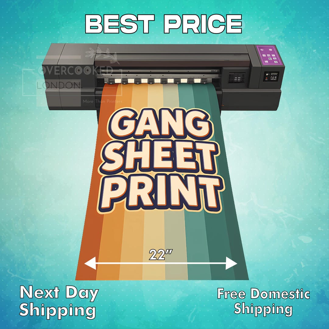 Custom DTF Prints, DTF Heat Transfers, T-shirt Heat Transfer Ready to ...