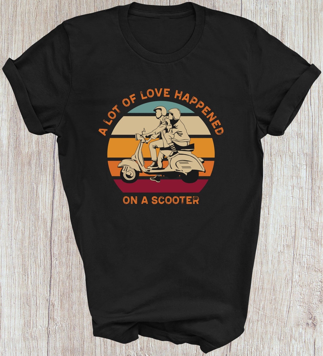 Scooter Shirt / Riding Shirt / Moped T-shirt Scooter Lover Retro ...