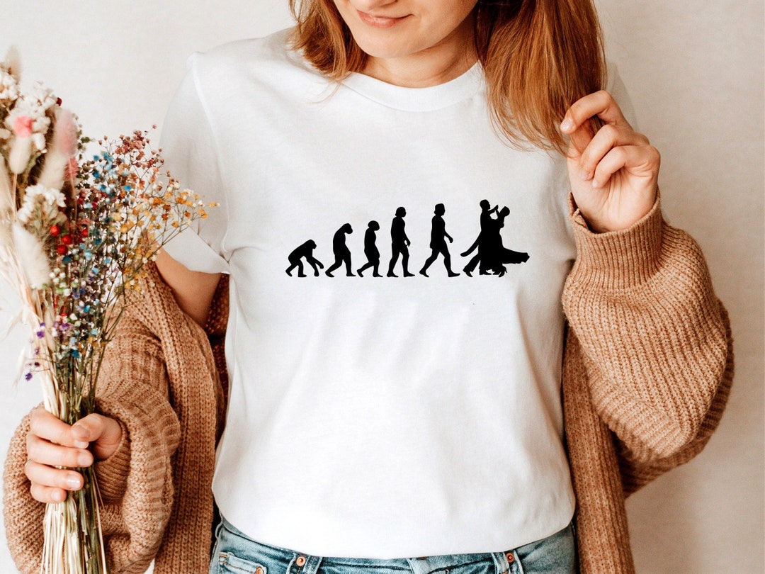Evolution Tshirt Dancing Girl T-shirt, Singing Club Dancer Singer Shirt ...