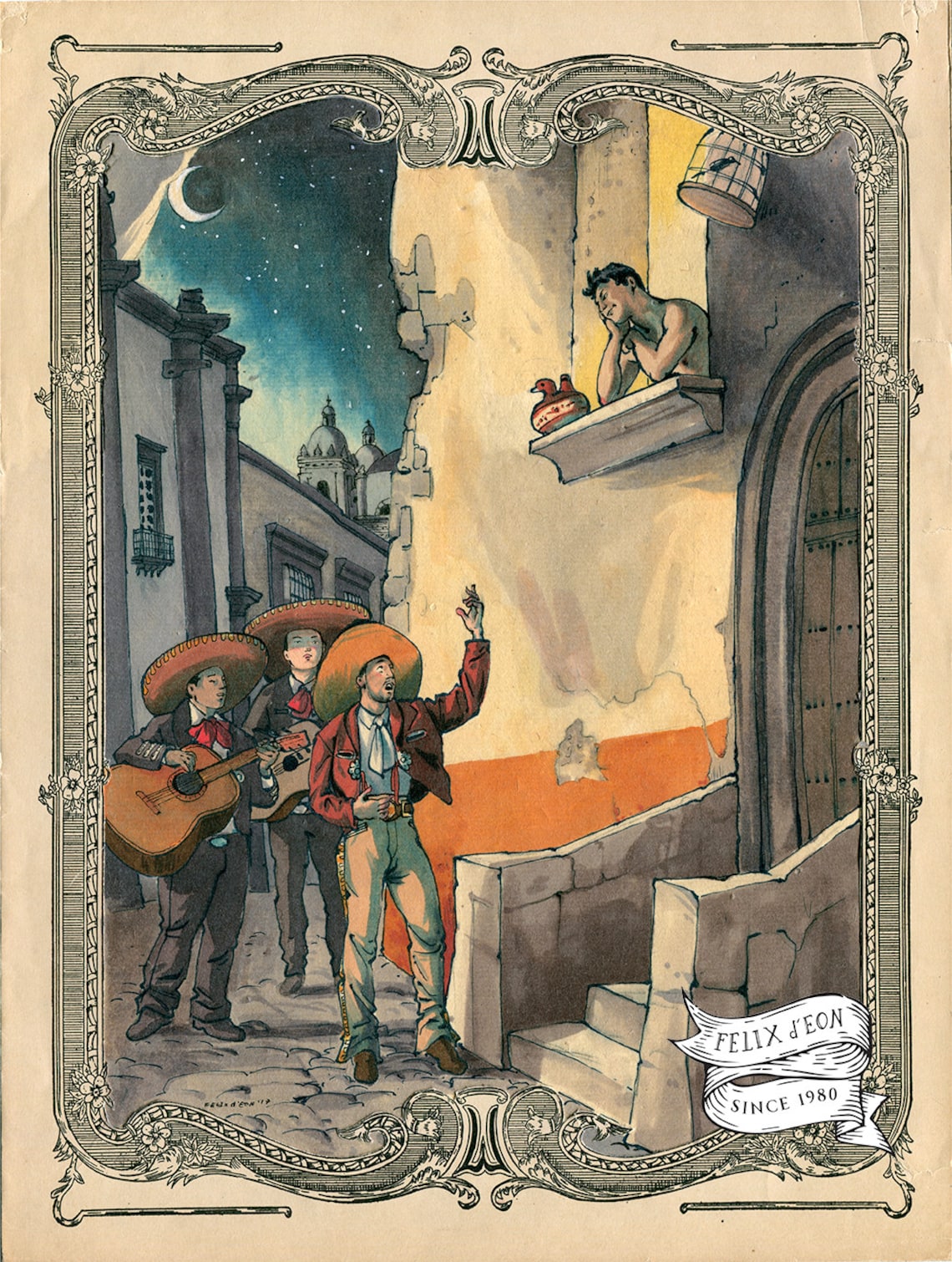 La Serenata. Gay Art Queer Lgbtq Felix D'eon. - Etsy Canada