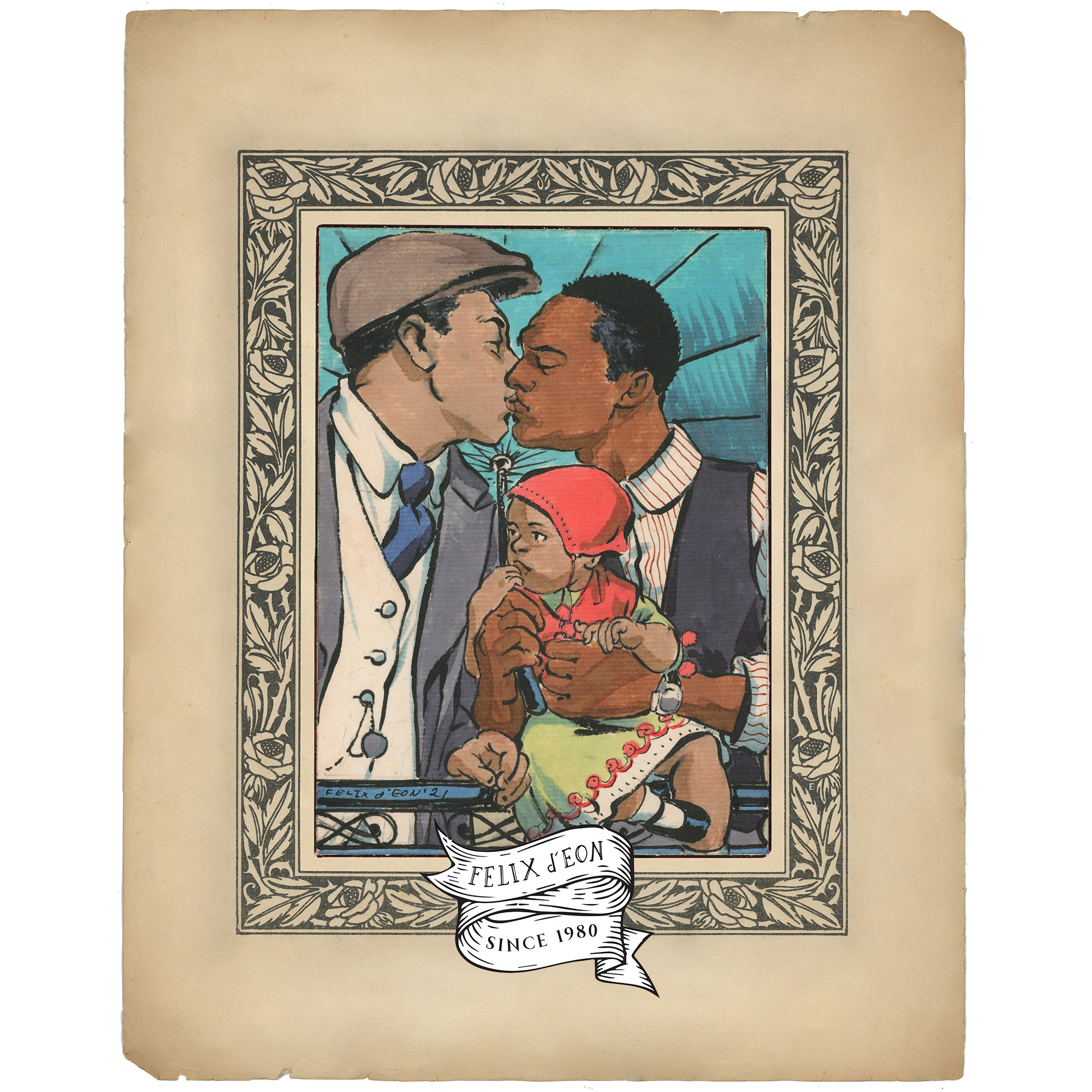 Our Family. Gay, LGBT, Family, Gay Artist, Felix D'eon. - Etsy