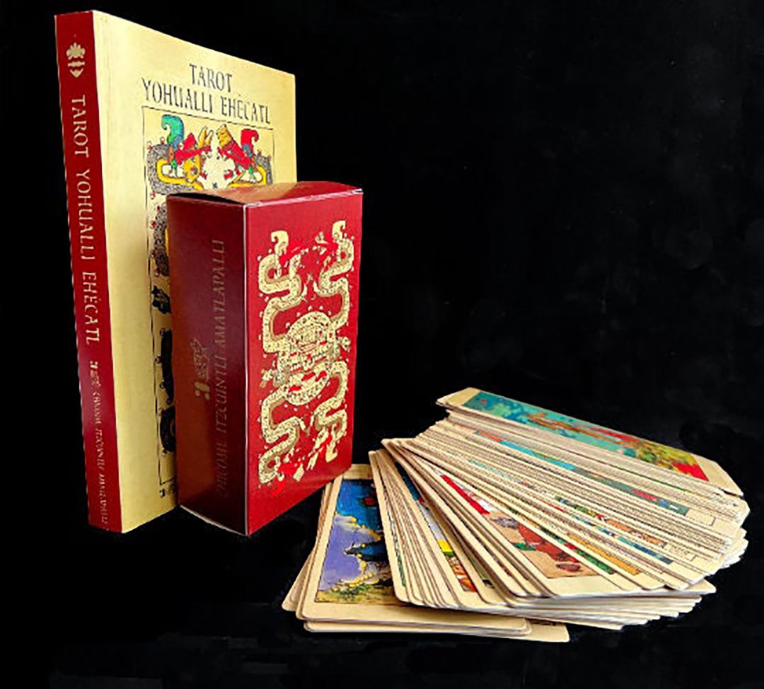 Tarot Yohualli Ehecatl Deck and Book SOFT COVER - Regular Shipping ...