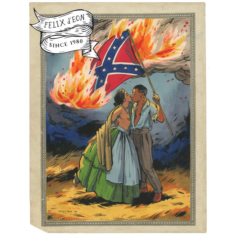 Rebuilding Dixie. LGBT, Queer, Gay Artist, Felix D'eon. - Etsy