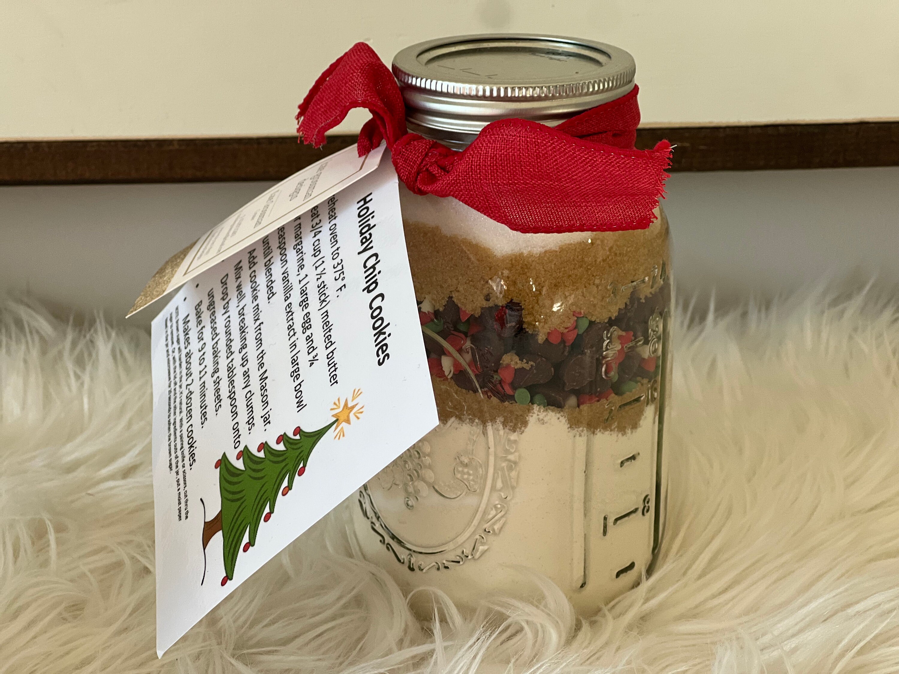 Chocolate Chip Mason Jar Cookies - Etsy