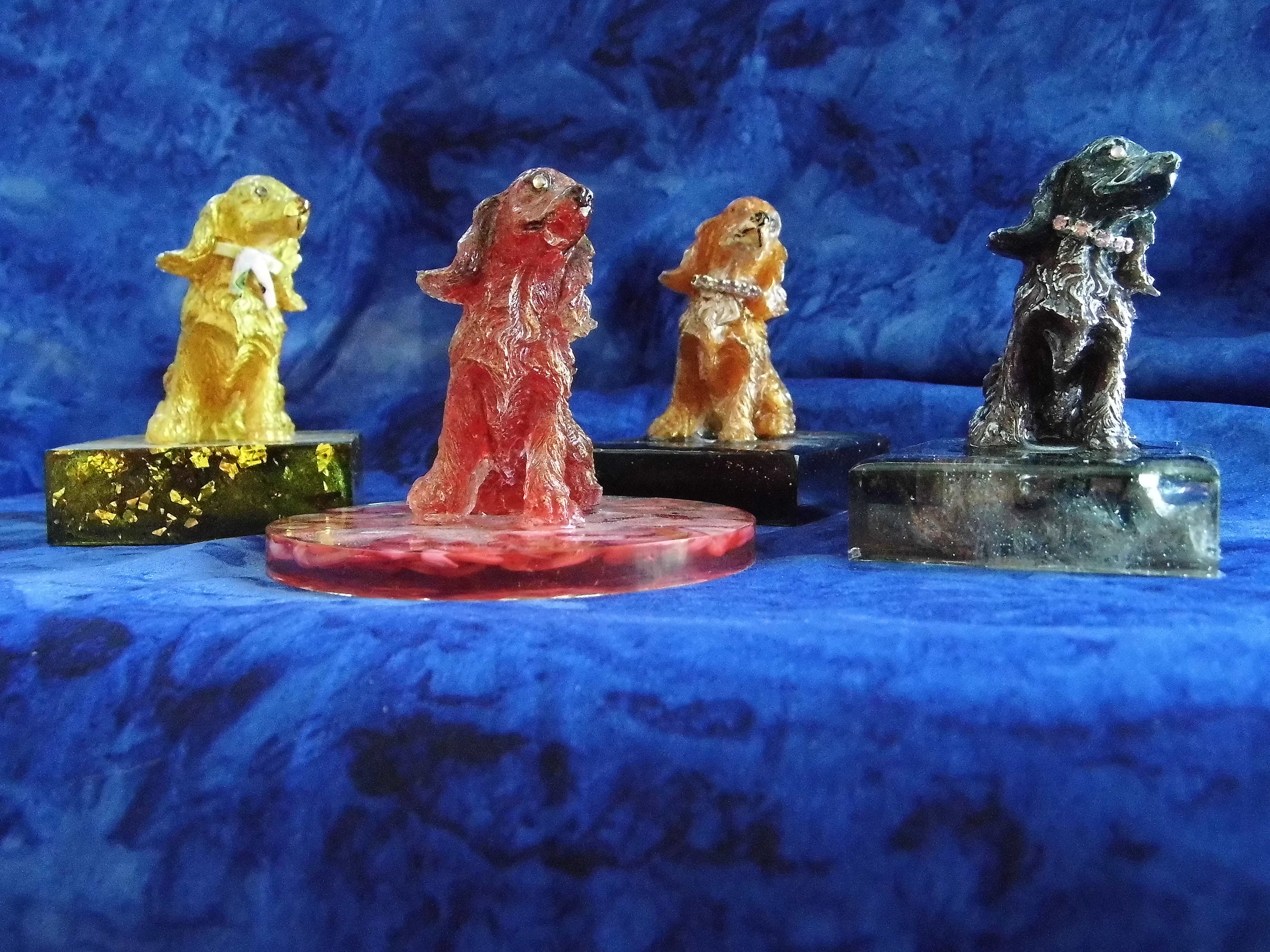 Resin Cocker Spaniel Dog Sculpture Dog Art - Etsy UK