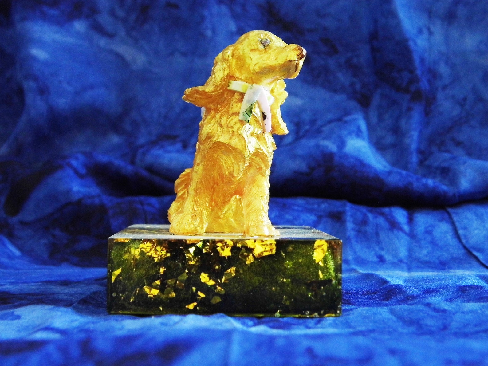 Resin Cocker Spaniel Dog Sculpture Dog Art - Etsy UK