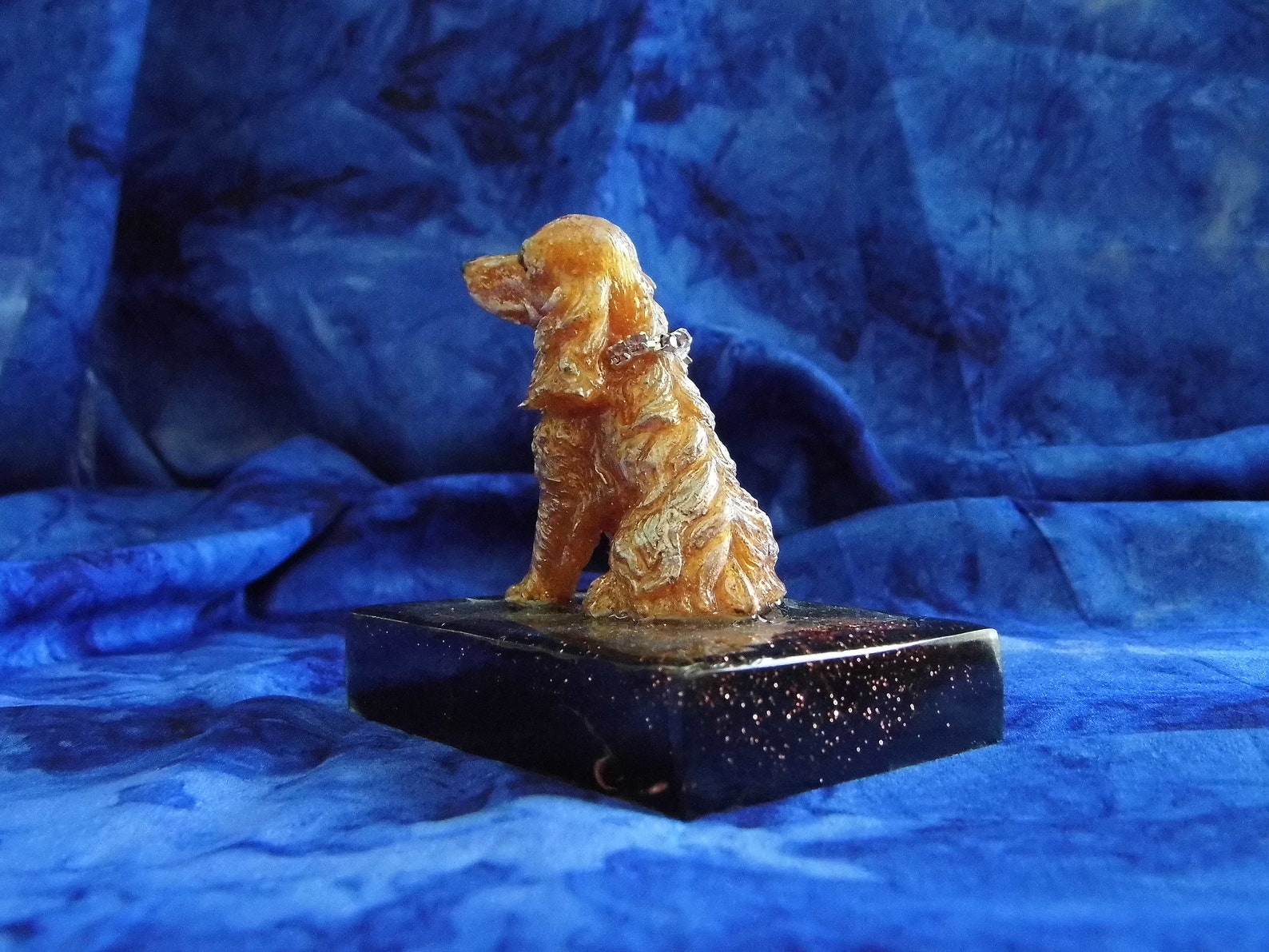 Resin Cocker Spaniel Dog Sculpture Dog Art - Etsy UK