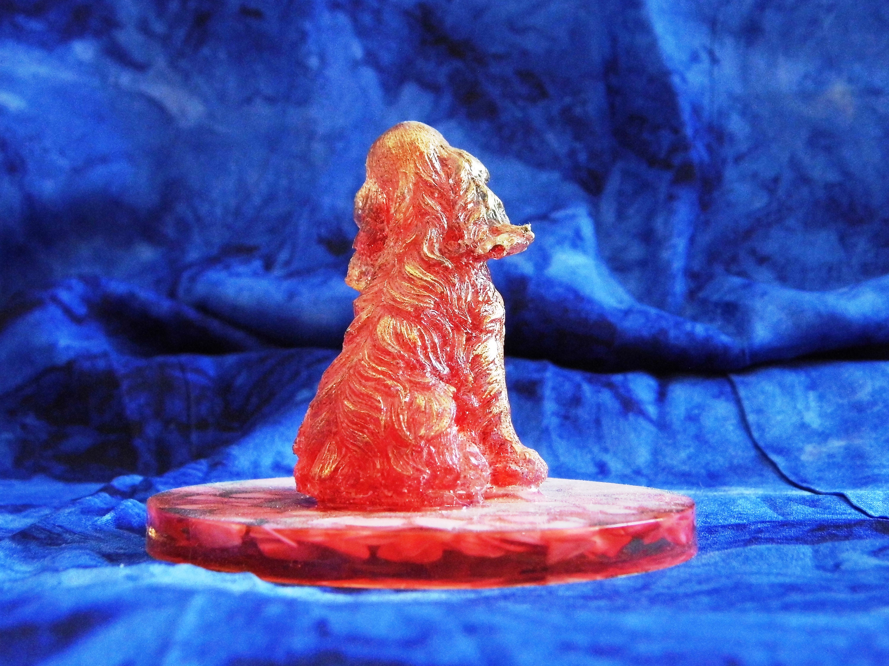 Resin Cocker Spaniel Dog Sculpture Dog Art - Etsy UK