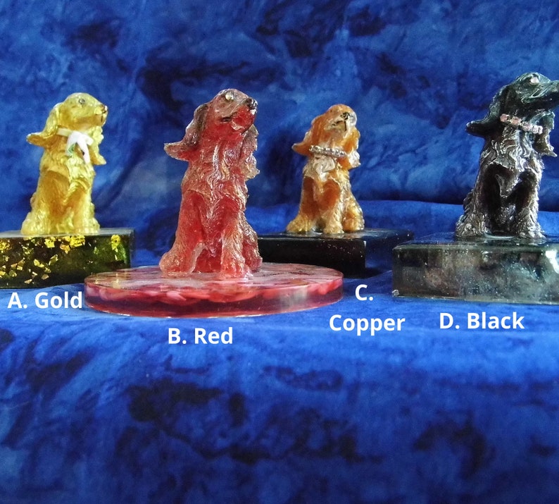 Resin Cocker Spaniel Dog Sculpture Dog Art - Etsy UK