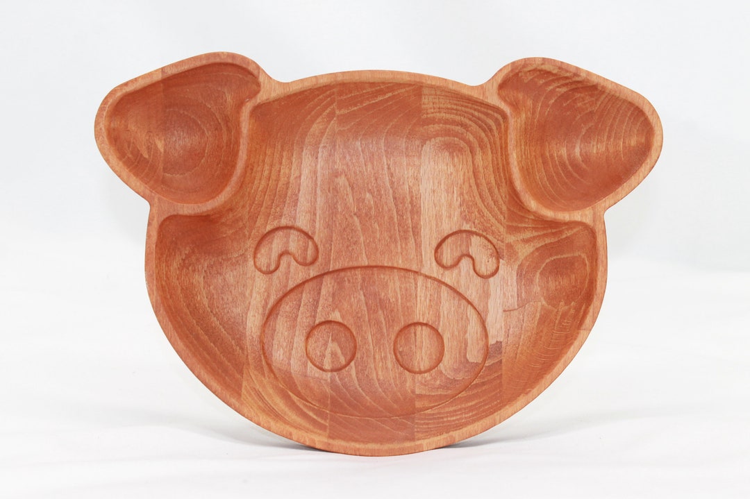 Wooden Bowl-piglet Eating Bowl,nice Gift - Etsy